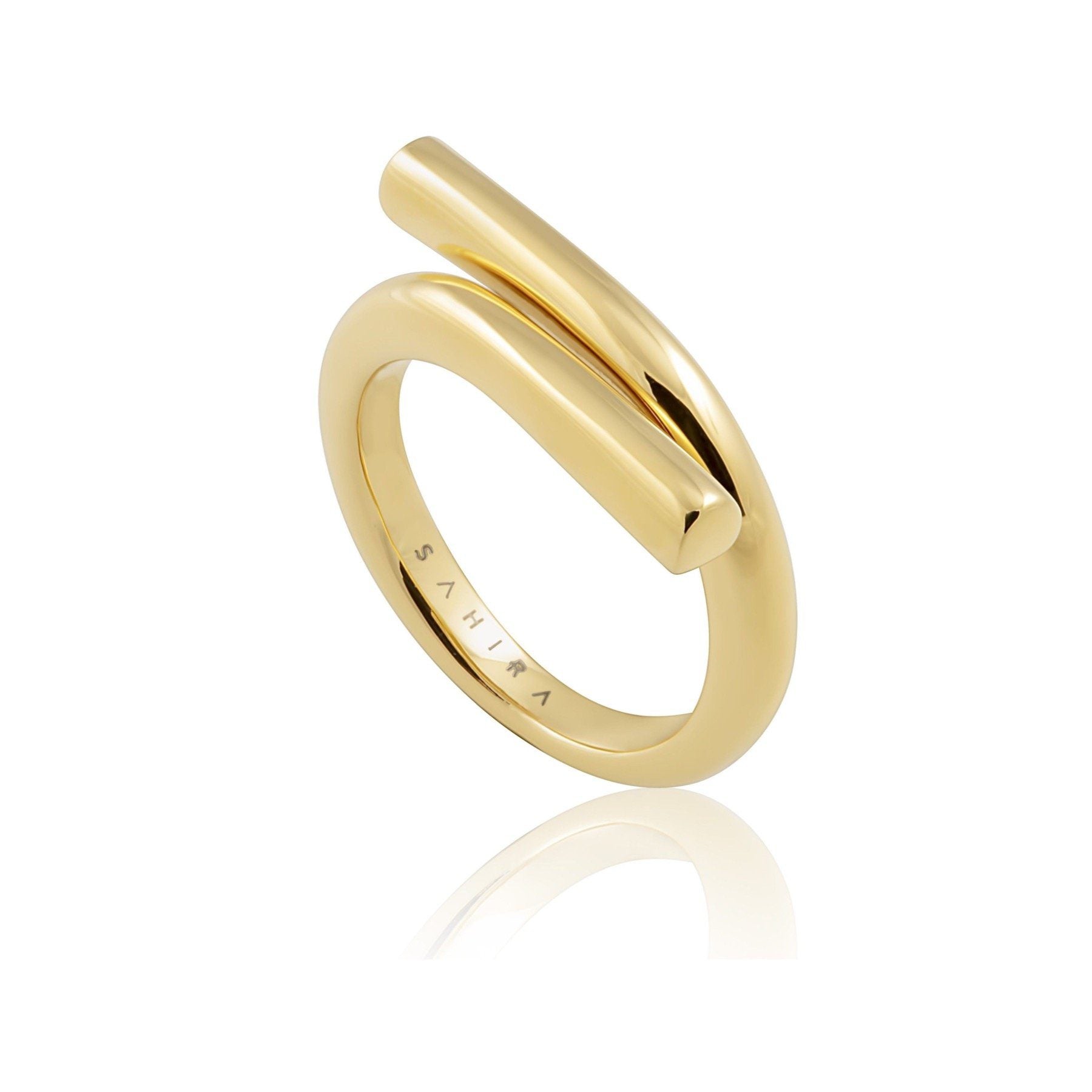 Buy Designer Anna Twist Ring Online – Gold Plated & Diamond Finger ...